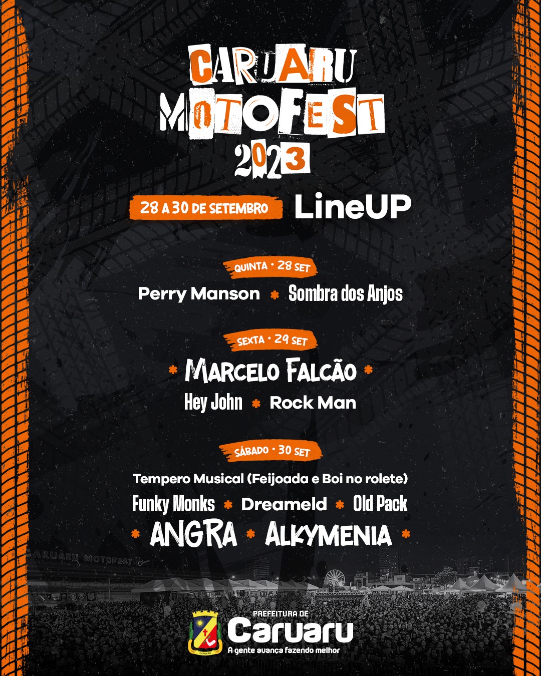 Caruaru divulga programação completa do MotoFest 2023
